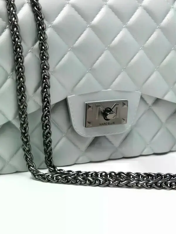 MARC ELLIS Quilted Shoulder Bag - Grey