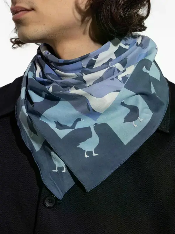 Moschino Goose-print Scarf