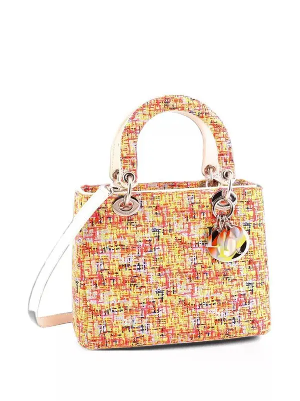 Dior Lady Bag Tweed Medium Satchel