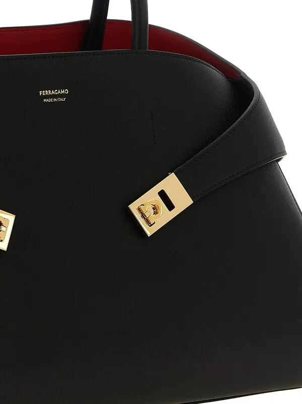 FERRAGAMO Hug M' Handbag - Black
