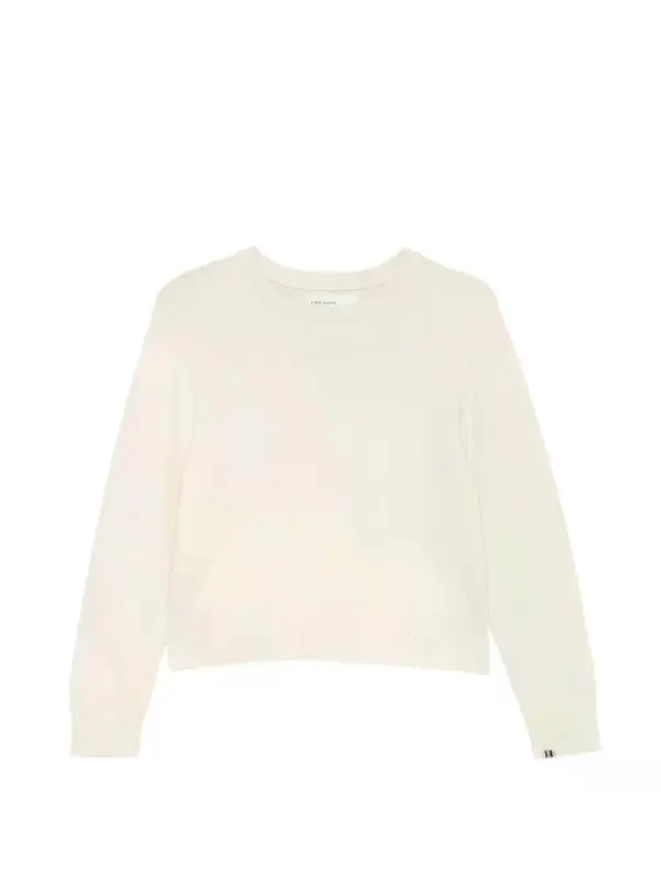 Extreme Cashmere Nª430 Jeanne Ribbed Sweater - Neutrals