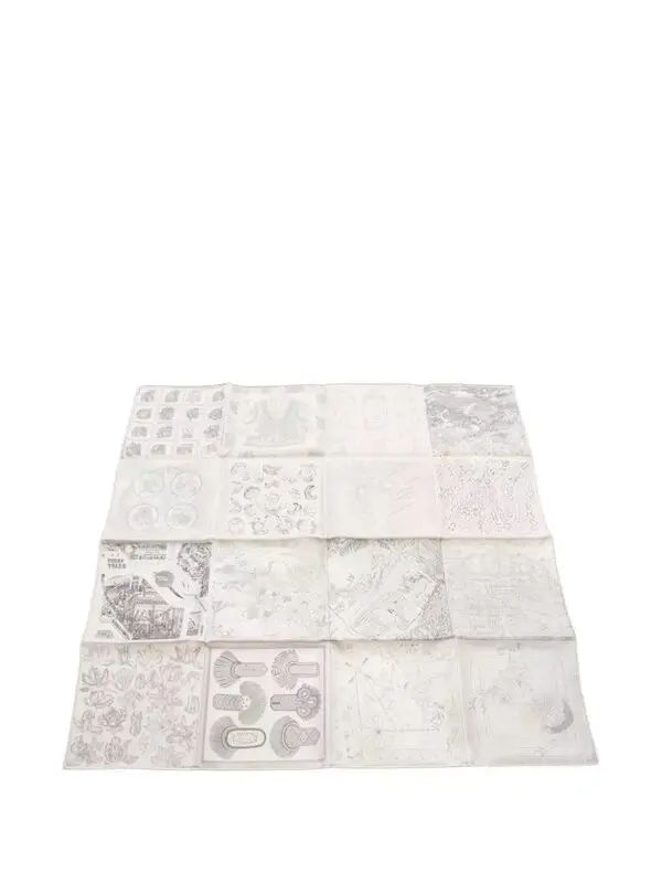 Hermès 2010s 60 Robocabal Carre Scarf - Neutrals