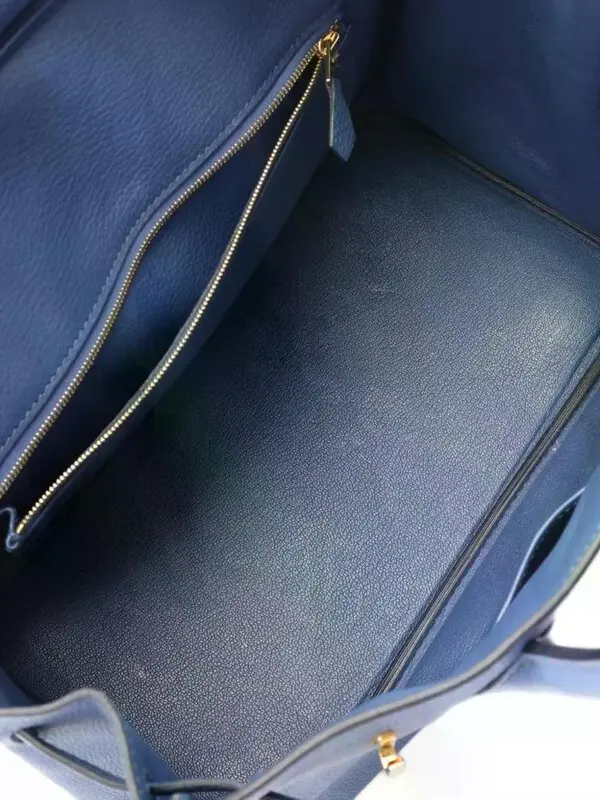 Hermès 2018 Birkin 30 Togo Tote Bag - Blue