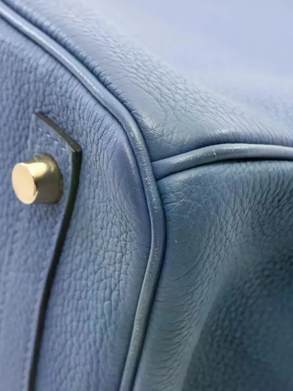 Hermès 2018 Birkin 30 Togo Tote Bag - Blue