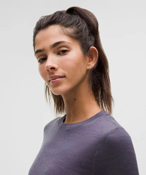 Lululemon Swiftly Wool Long-sleeve Shirt - Nightfall/nightfall