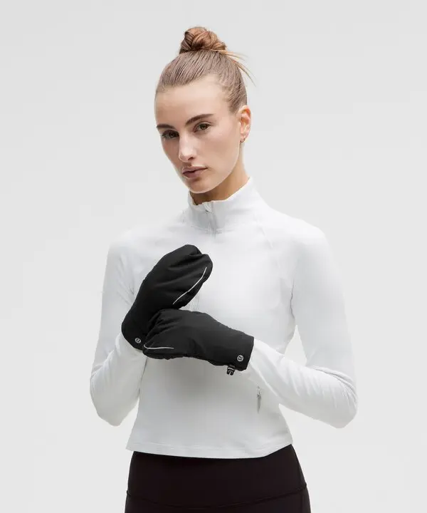 Lululemon Fast And Free Insulated Running Gloves