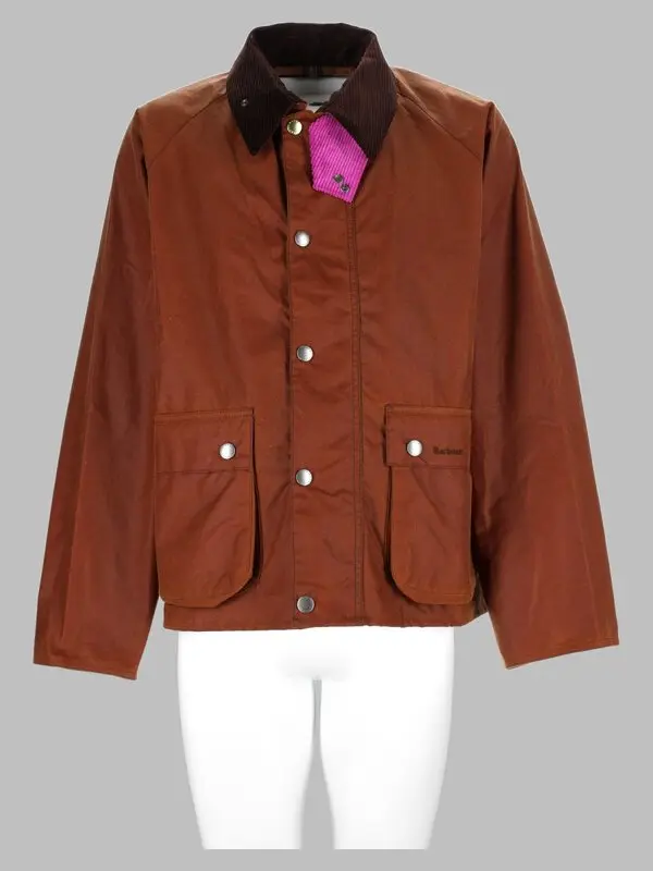 PAUL SMITH LOVES BARBOUR Key Transport Waxed Cotton Sports Jacket - Bordeaux