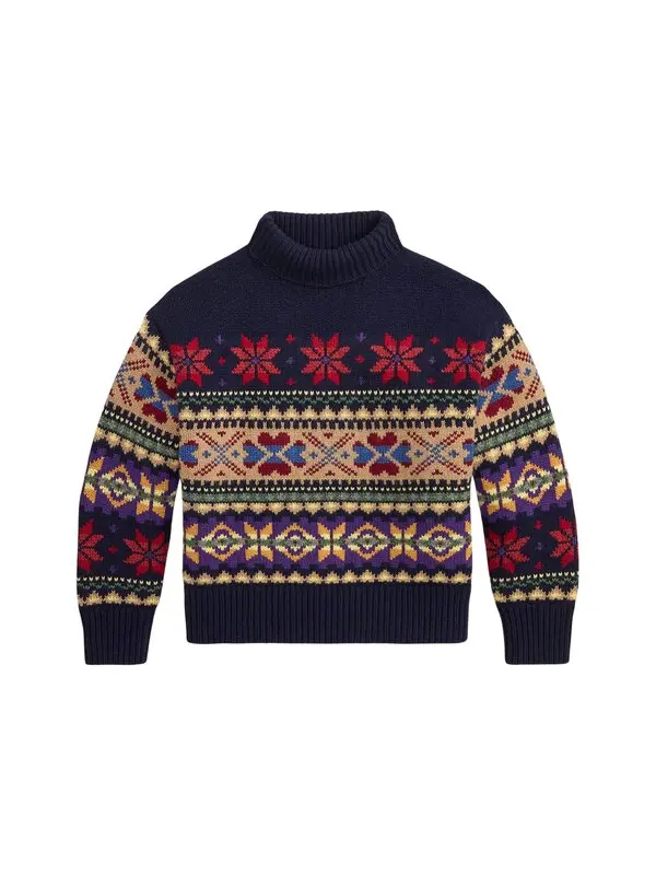 Ralph Lauren Wool-cotton Cashmere Crewneck Sweater