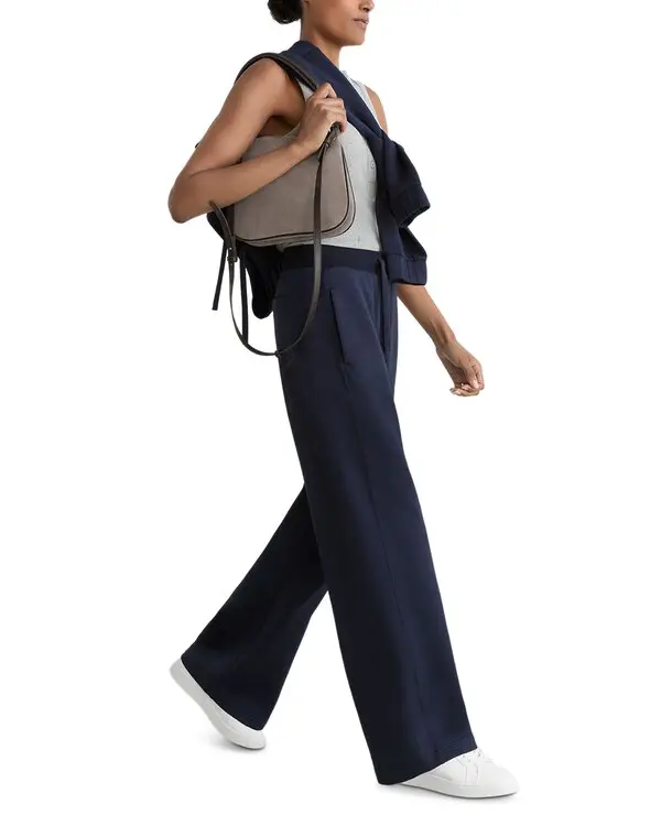 REISS Laney Wide Leg Jogger Pants