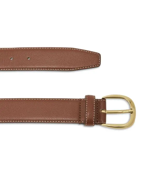 REISS The Pierce Pebble Leather Belt