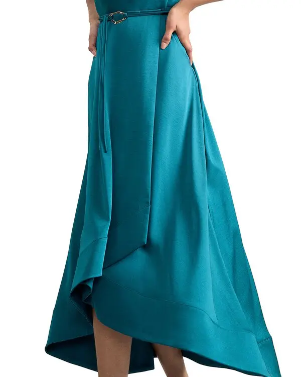 PHASE EIGHT Sabrianna Satin Cowl Neck Dress