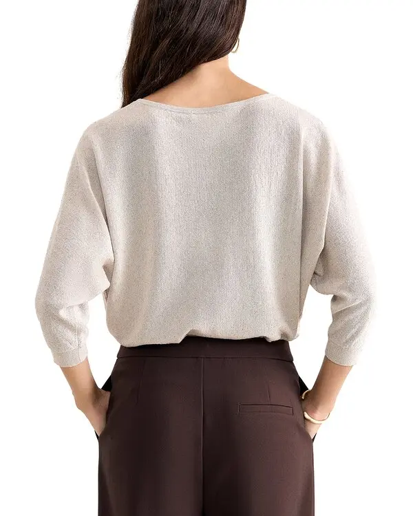 PHASE EIGHT Cristine Boat Neck Sweater - Gold