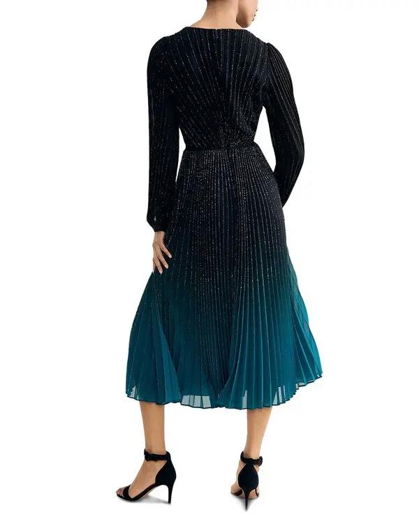 PHASE EIGHT Simara Pleated Midi Dress