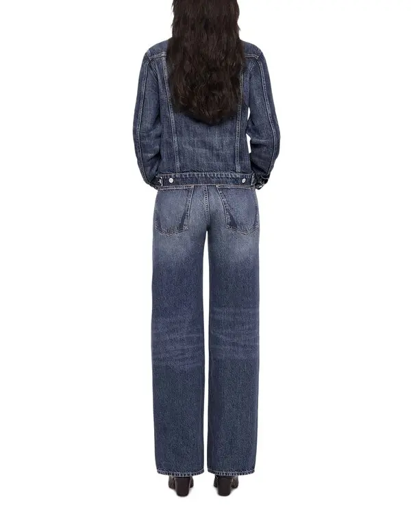 ALLSAINTS Cohen High Rise Straight Jeans