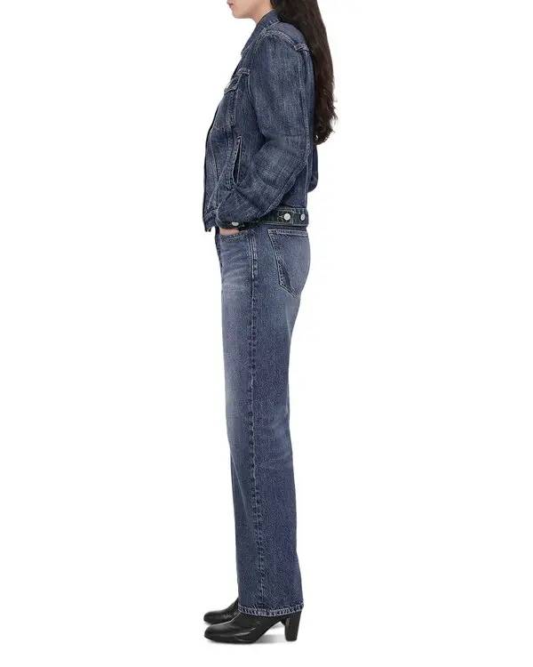 ALLSAINTS Cohen High Rise Straight Jeans
