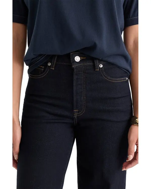 Good American Good Waist Mid Rise Palazzo Jeans