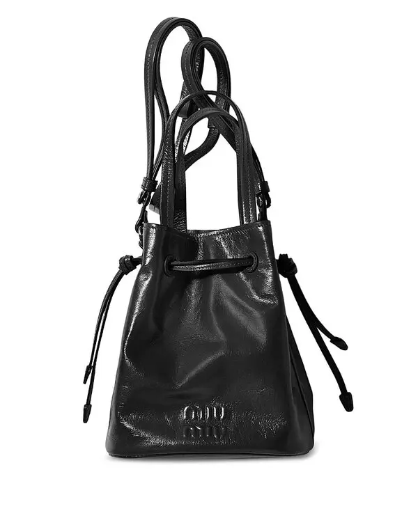 Miu Miu Shiny Leather Pouch