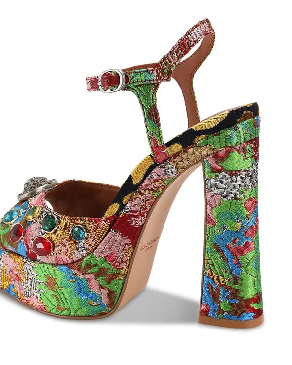Kurt Geiger Chelsea Platform Peep Toe Sandals