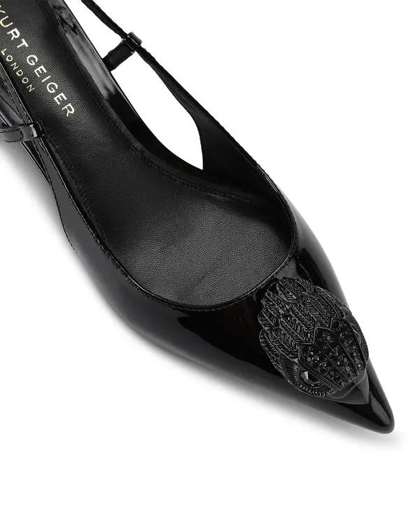 Kurt Geiger Belsize 40 Leather Slingback Pumps