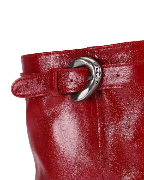Kurt Geiger Opera Leather Mid Calf Boots