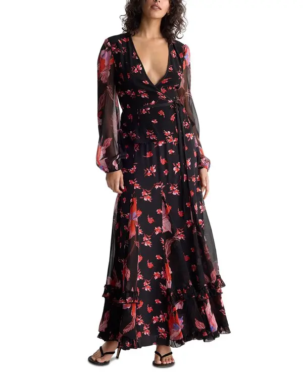Diane Von Furstenberg Flora Wrap Top