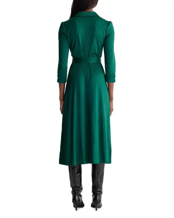 Diane Von Furstenberg Sana Two Tie Waist Midi Dress