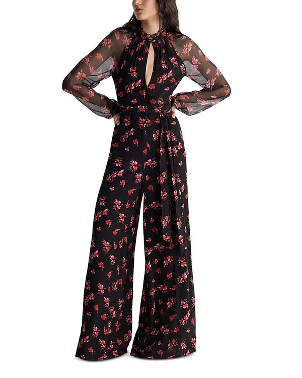 Diane Von Furstenberg Keira Wide Leg Jumpsuit