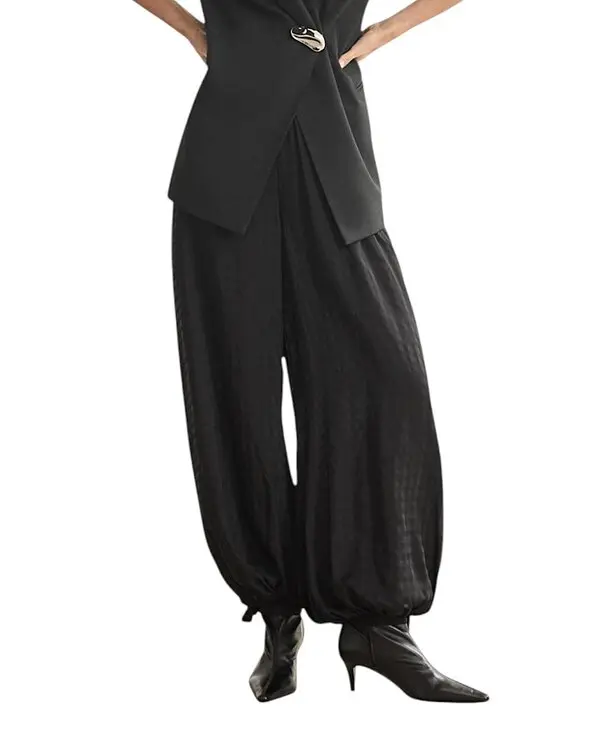 Mint Velvet Checked Soft Balloon Trousers
