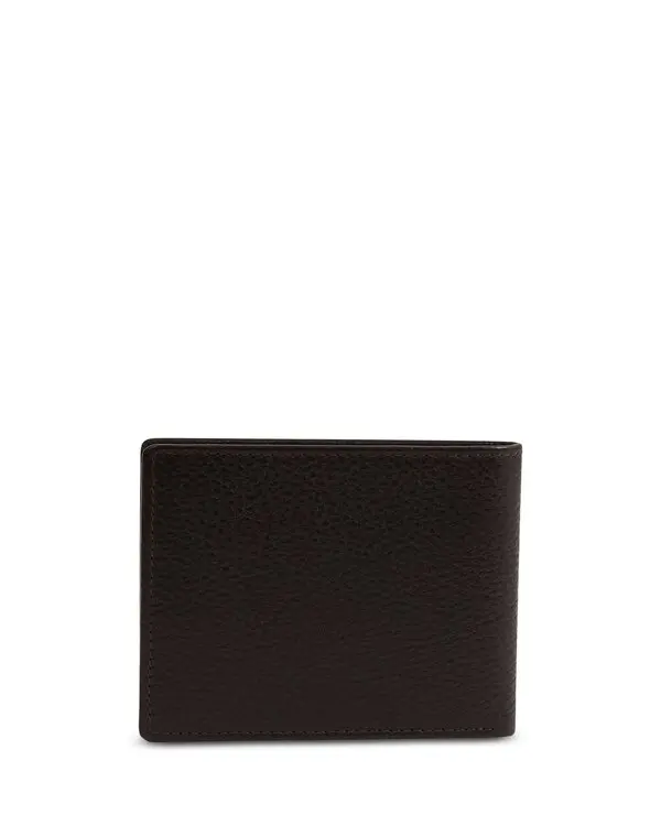REISS Cabot Grainy Leather Bifold Wallet
