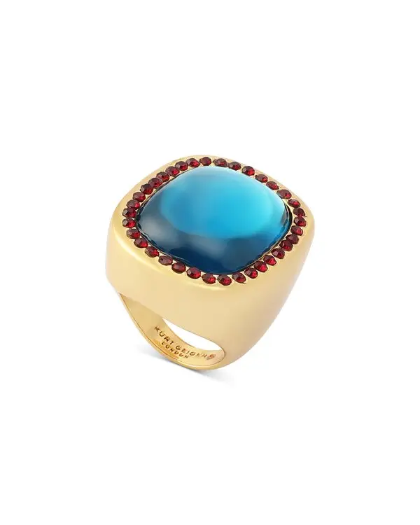 Kurt Geiger Cabochon Statement Cocktail Ring