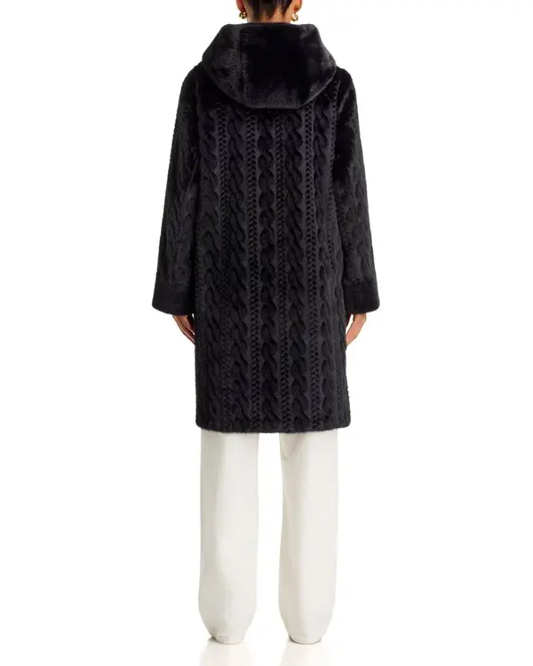 Kobi Halperin Myla Cabled Faux Fur Coat