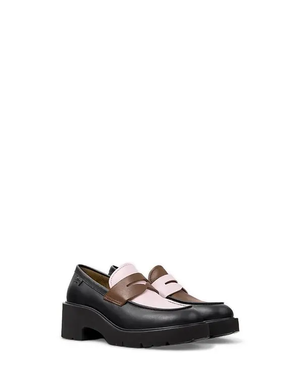 Camper Milah Twins Leather Moccasin