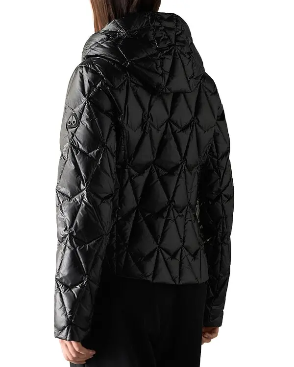 Moose Knuckles Iceberg Lightweight Hooded Puffer Jacket