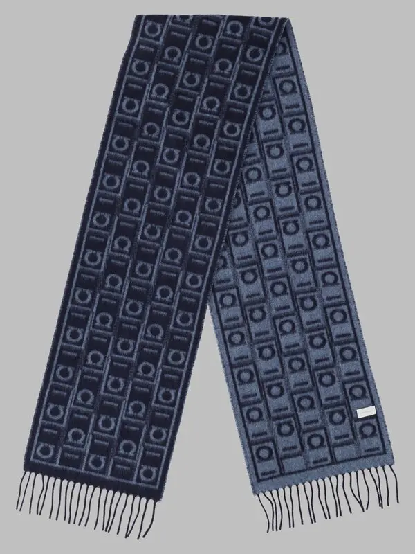 FERRAGAMO Sciarpa Con Motivo Monogram