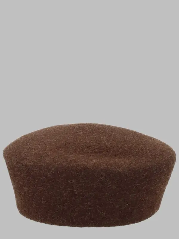 Ruslan Baginskiy Cappello "pillbox" In Feltro - Brown