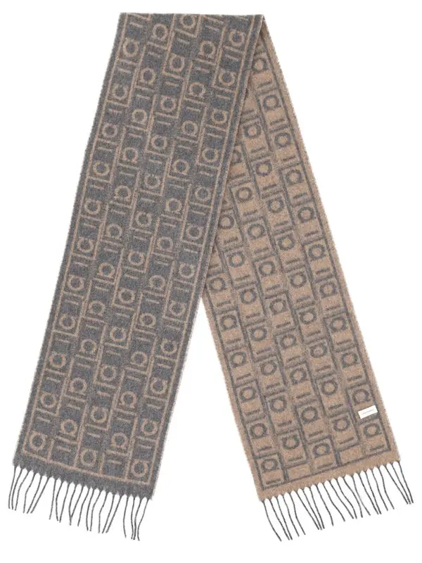 FERRAGAMO Sciarpa Con Motivo Monogram