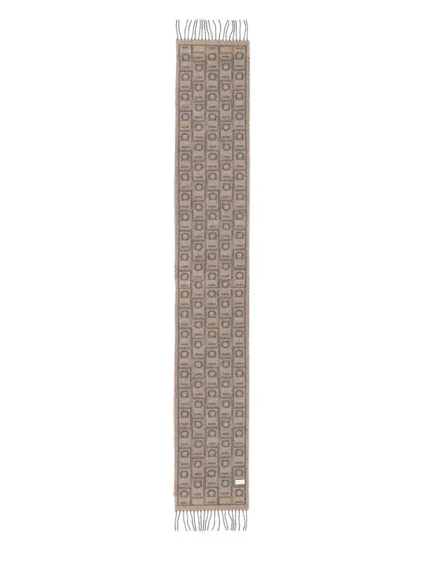 FERRAGAMO Sciarpa Con Motivo Monogram