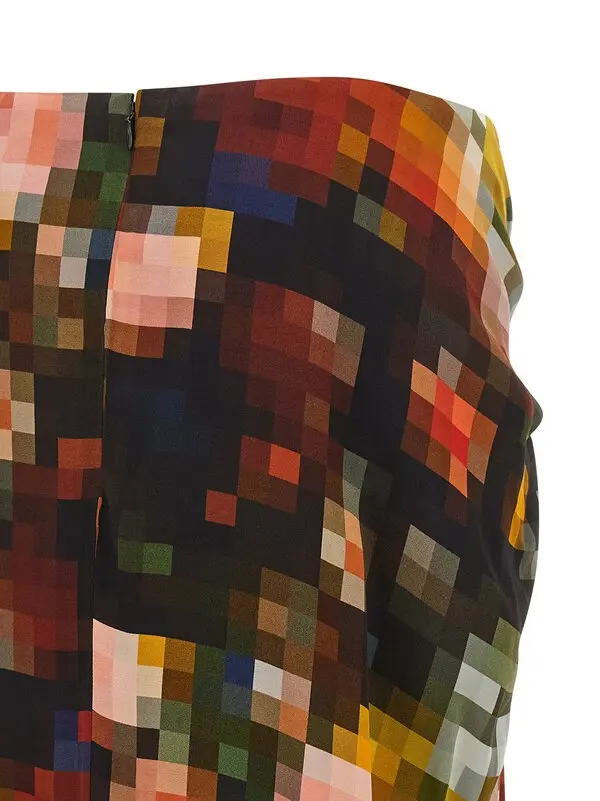 Dries Van Noten Suma Bis' Draped Skirt - Multicolor
