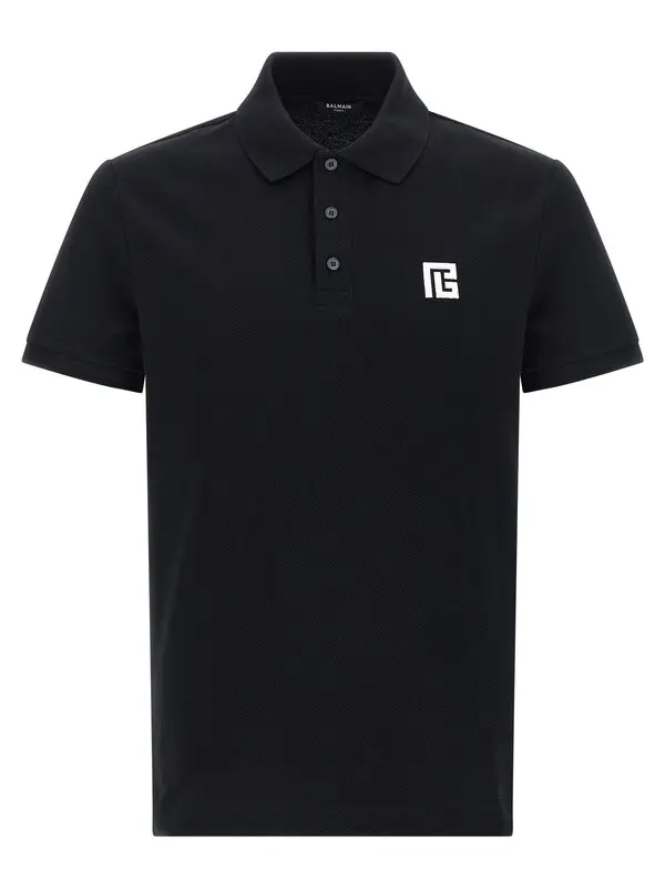 Balmain Embroidery Polo Shirt - Multicolor