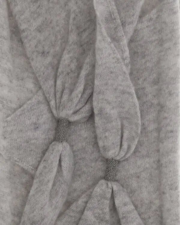 Brunello Cucinelli Cashmere Scarf With Monile Details