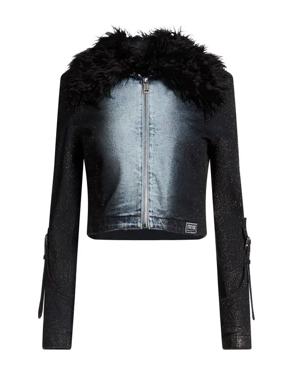 Versace Denim Outerwear Size Cotton, Elastane