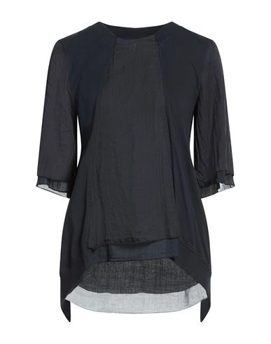 European Culture Top Size Cotton, Rayon, Elastane - Midnight Blue