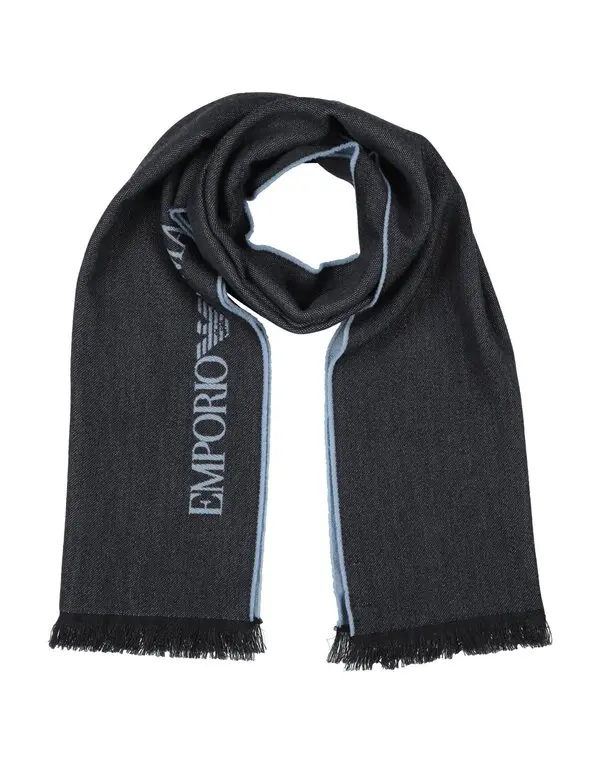 Emporio Armani Scarf Wool - Blue