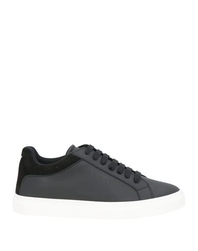Emporio Armani Sneakers Size Calfskin - Black
