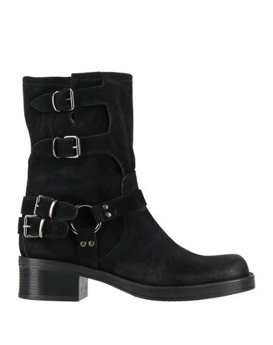 DIVINE FOLLIE Ankle Boots Size Leather - Black