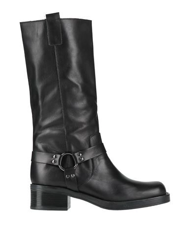 DIVINE FOLLIE Boot Size Leather - Black