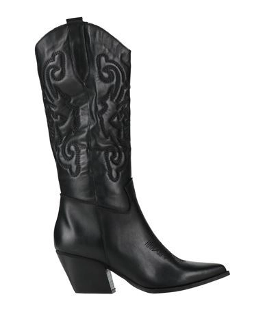 DIVINE FOLLIE Boot Size Leather - Black