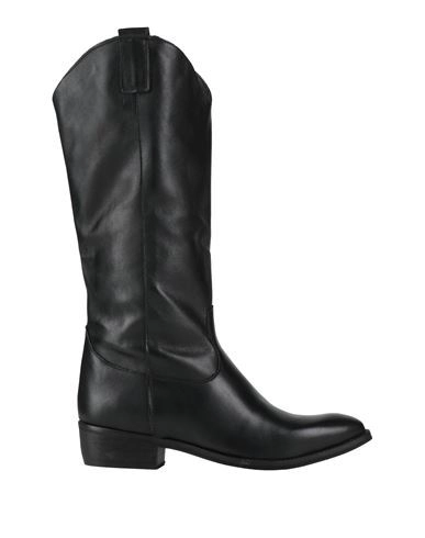 DIVINE FOLLIE Boot Size Leather - Black