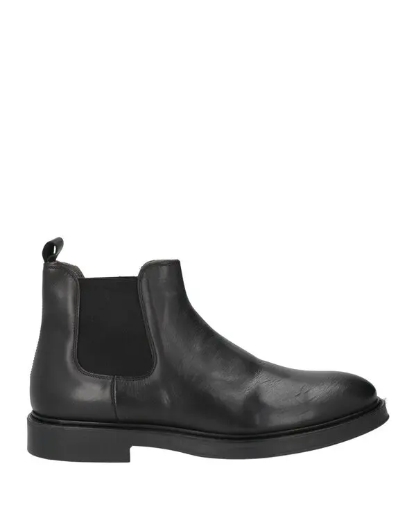 DINO DRAGHI Ankle Boots Dark Size Leather - Black