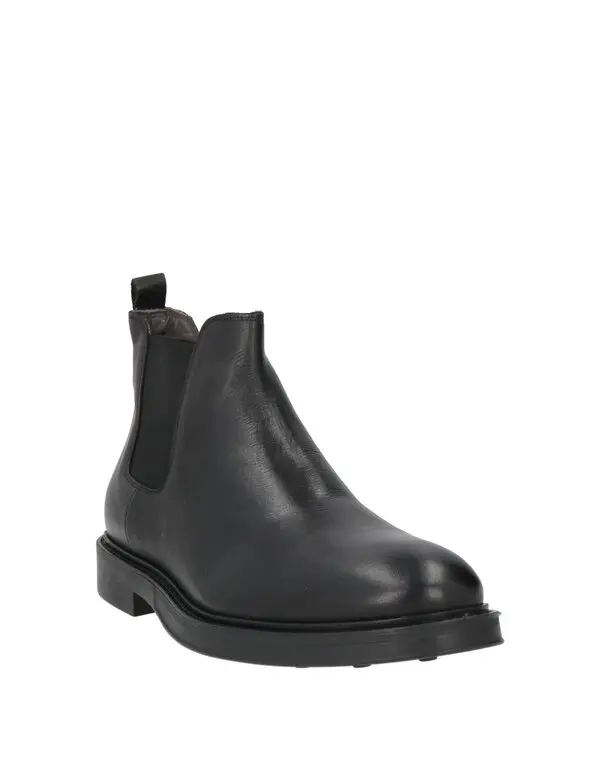 DINO DRAGHI Ankle Boots Dark Size Leather - Black